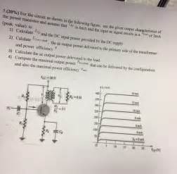 Solved For The Circuit As Shown In The Following Figure Use