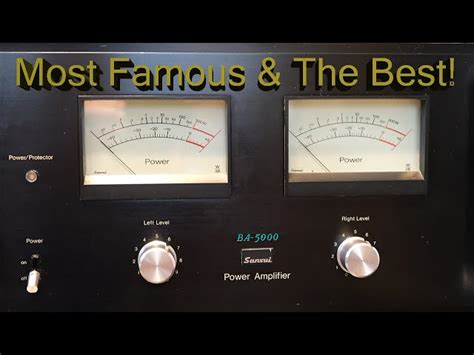Best Power Amplifiers Of All Time If Money Was Not The Issue And