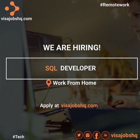 Sql Developer Remote Work From Home