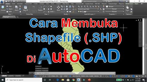 Cara Membuka File Shapefile Di Autocad How To Open Shapefile Shp In Autocad Map D Bang