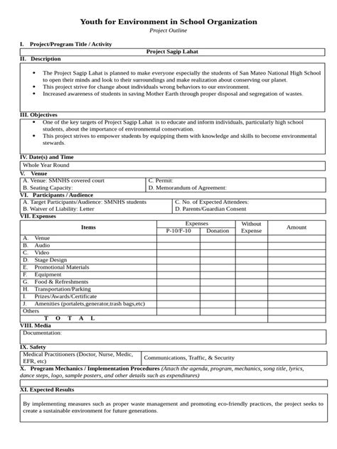 Project Proposal Project Sagip Lahat 2 Pdf