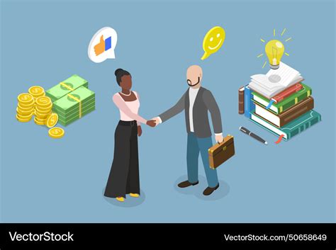 3d Isometric Flat Royalty Free Vector Image Vectorstock