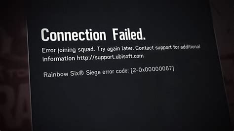 Fix Rainbow Six Siege Error Code 2 0x00000067