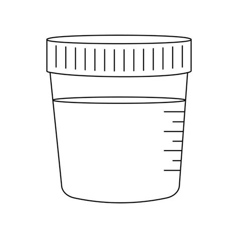 Urine Sample Cup Illustrations Royalty Free Vector Gr
