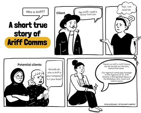 Ariff Communications On Linkedin The Comic Is Based On A True Story… But Lets Talk About Who