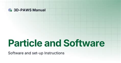 Particle Iot 3d Paws Manual