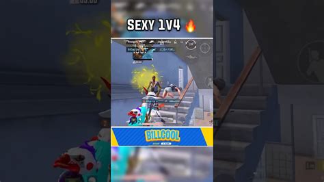 Sexy 1v4 🔥 Billcool Bgmi Pubgmobile Scout 1v4 Viral Shorts Youtube