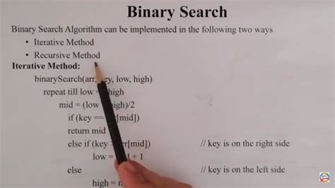 Binary Search Data Structures Algorithms Design And Analysis Of Algorithms Daa Sorting