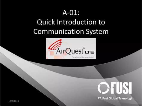A 01 Quick Introduction To Digital Communication System Ppt