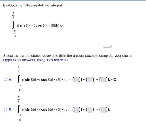 Solved Evaluate The Following Definite Integral Chegg