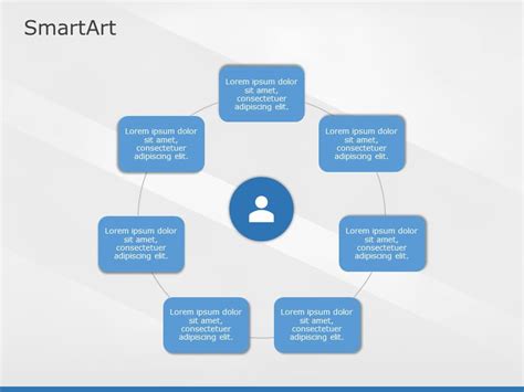 SmartArt Cycle Non Directional Cycle 7 Steps