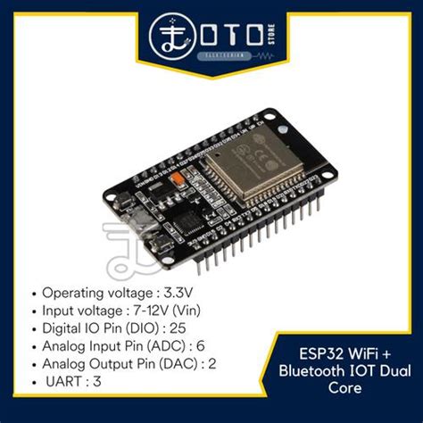 Jual Esp32 Wifi Bluetooth Iot Dual Core Development Board Esp 32 Arduino Kota Malang