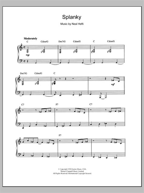 Download Splanky Count Basie Piano Solo Sheet Music Pdf 111405