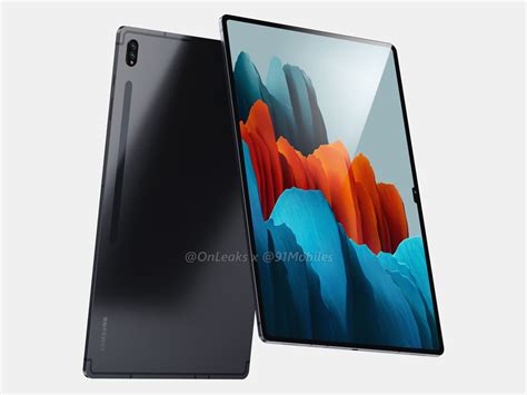 Samsung Galaxy Tab S Ultra Gets A Notch In Latest Leaked Renders Tablet News