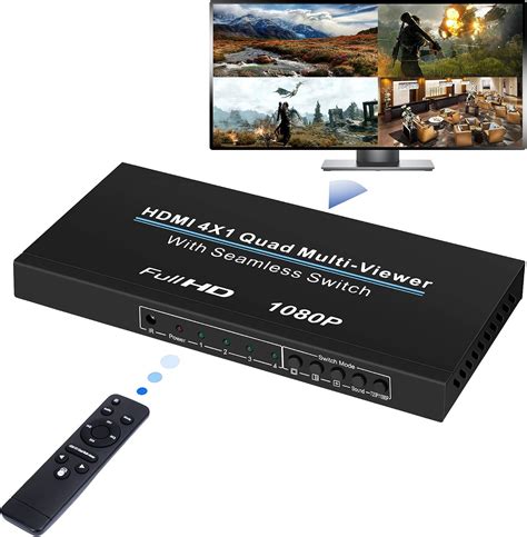 HDMI Quad Multi Viewer In Out Seamless Switcher French Polynesia Ubuy