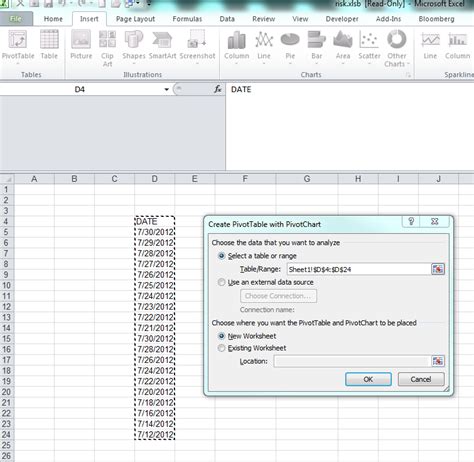 Excel Count Number Of Times A Date Occurs And Make A Graph Out Of It