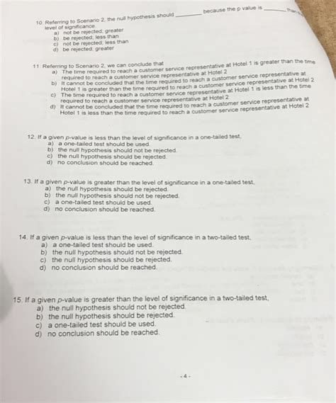 solved the null and alternative hypotheses for given