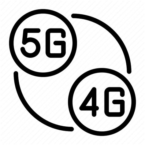 Mobile Data Connection Signal Wifi Wireless Internet Icon