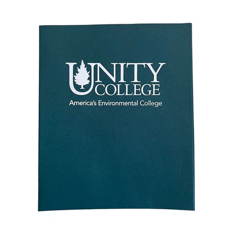 unity college 2 pocket folder unity store