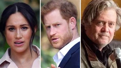Steve Bannon Meghan Markle Con Harry Hinton Bengio In Mille