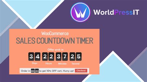 Sales Countdown Timer For Woocommerce Worldpress It