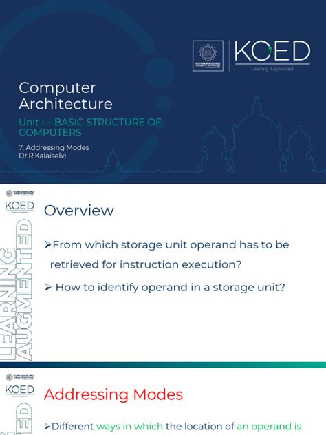 7 Addressing Modes Pdf Central Processing Unit Computer Programming
