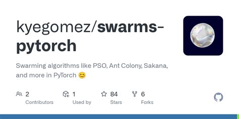 GitHub Kyegomez Swarms Pytorch Swarming Algorithms Like PSO Ant