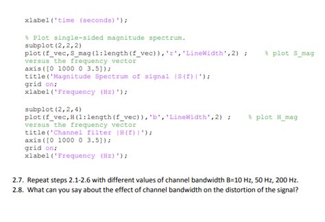 Solved In This Part You Are Going To Send A Signal Which Chegg Com