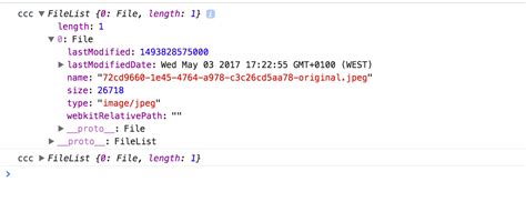 Typescript Get File Inside Array Of Files Angular 4 Stack Overflow