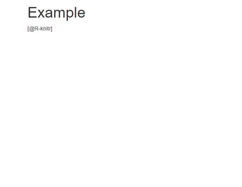 R How Do I Add Citations Using Rmarkdown Stack Overflow