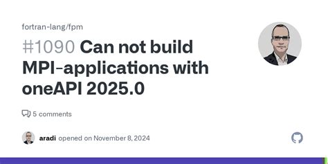Can Not Build MPI Applications With OneAPI 2025 0 Issue 1090