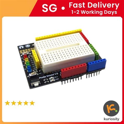 Prototype Shield Arduino Uno Lazada Singapore