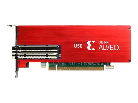 Xilinx Alveo U50 Data Center Accelerator Card Comparison