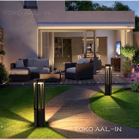 Jual Lampu Taman Led Minimalis Dekorasi Taman Coffe Outdoor Anti Hujan Ip Cm Shopee