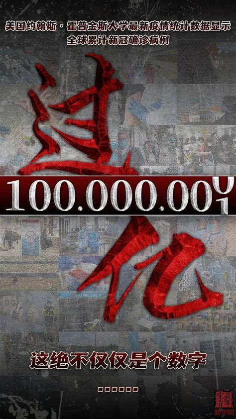 触目惊心！全球感染人数破亿！ 疫情