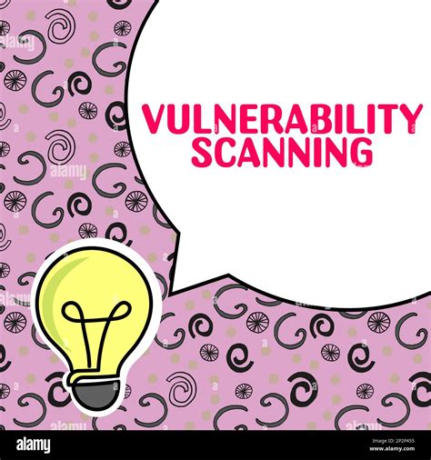 Hand Writing Sign Vulnerability Scanning Word Written On Defining Identifying Prioritizing