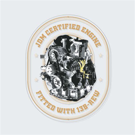 Wankel 13b Rew Engine Jdm Sticker For Mazda Retrobot