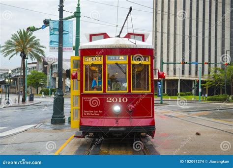 Rta Streetcar Canal Line In New Orleans Editorial Photo Cartoondealer