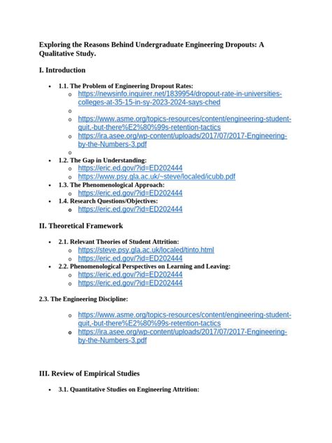 Rrl Title 3 Engineering Dropout According To Outline Pdf