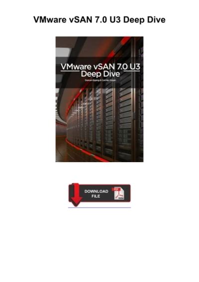 Pdfdownload Vmware Vsan 70 U3 Deep Dive