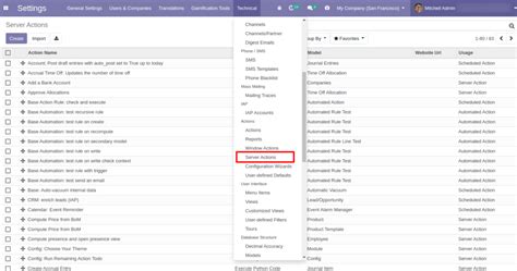 creating server actions in odoo 13 appjetty blog