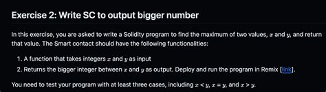 solved solve problem in ﻿solidity language amke sure it is
