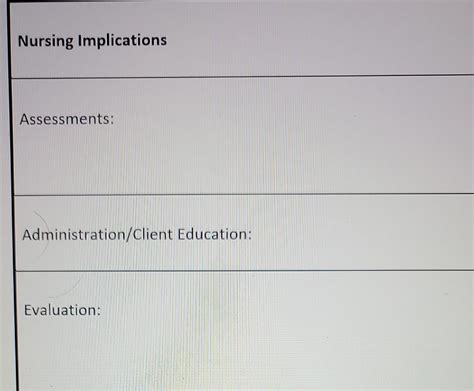Solved Generic Drug Name Furosemide Trade Name Major Drug