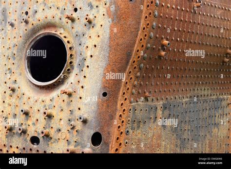 Detail Of A Rusting Locomotive Steam Engine On The Severn Valley Railway At Bridgnorth Stock