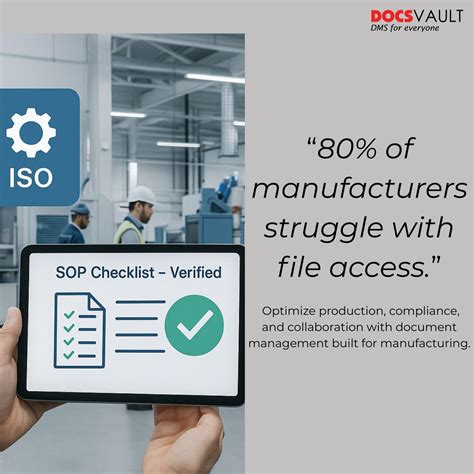 Manufacturing Documentcontrol Compliance Docsvault