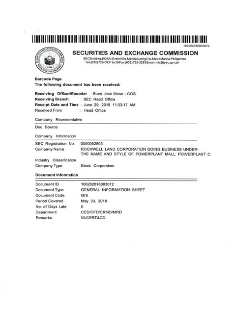 Gis 2018 Sec Received Redacted Pdf