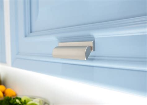 Lewis Dolin 2 Solid Brass Finger Pull In Brushed Nickel