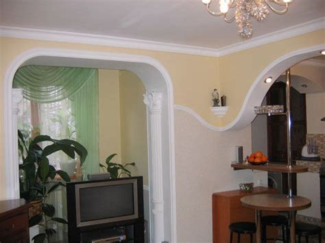 Из коллекции «Арка фрамуга в интерьере Living Room Photos Design