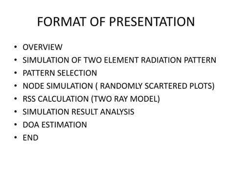 Direction Of Arrival Doa Estimation With Two Element Antennas Pptx