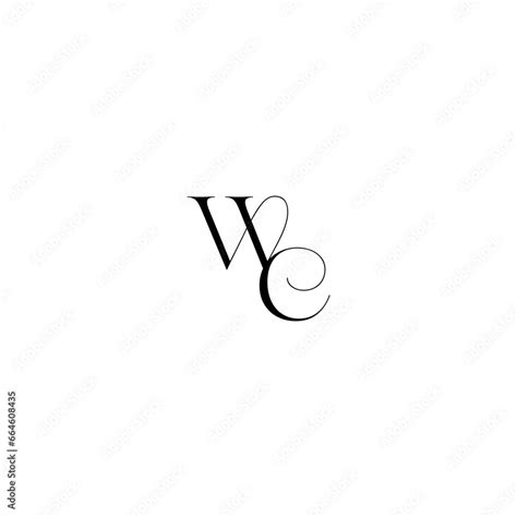 WC Initial Letter Logo Design WC Initial Letter Logo Design WC Letter Logo WC Company Linked